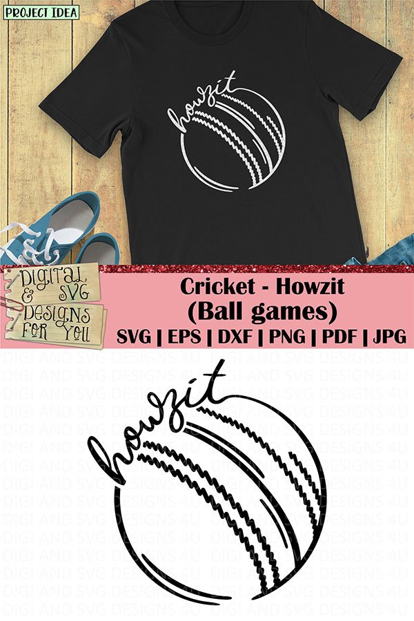 Cricket svg | Sport | Howzit svg | Ball game svg | Game day