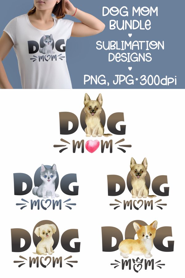 Dog Mom Sublimation Bundle