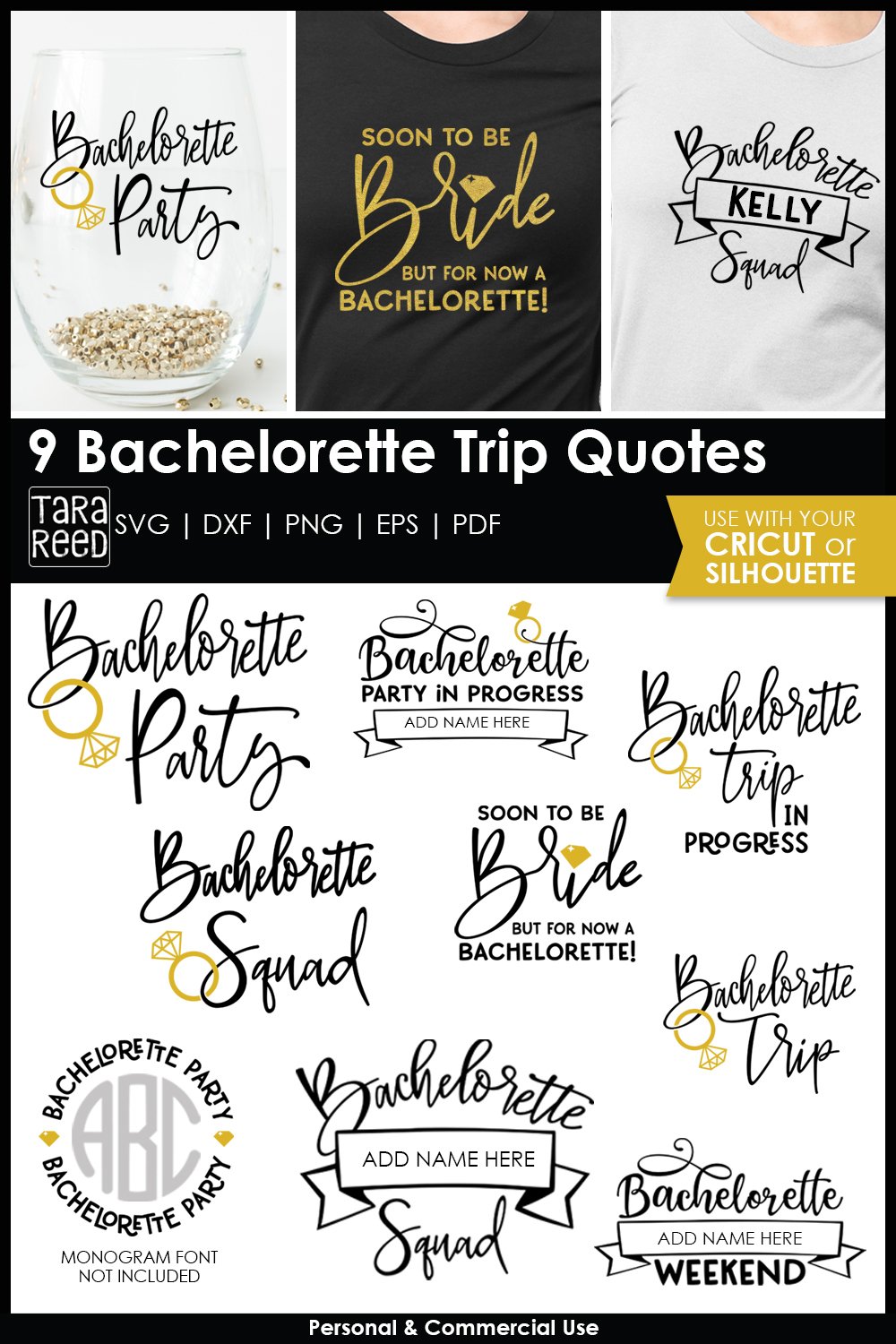 Bachelorette SVG Bundle | Bachelorette Party Shirts