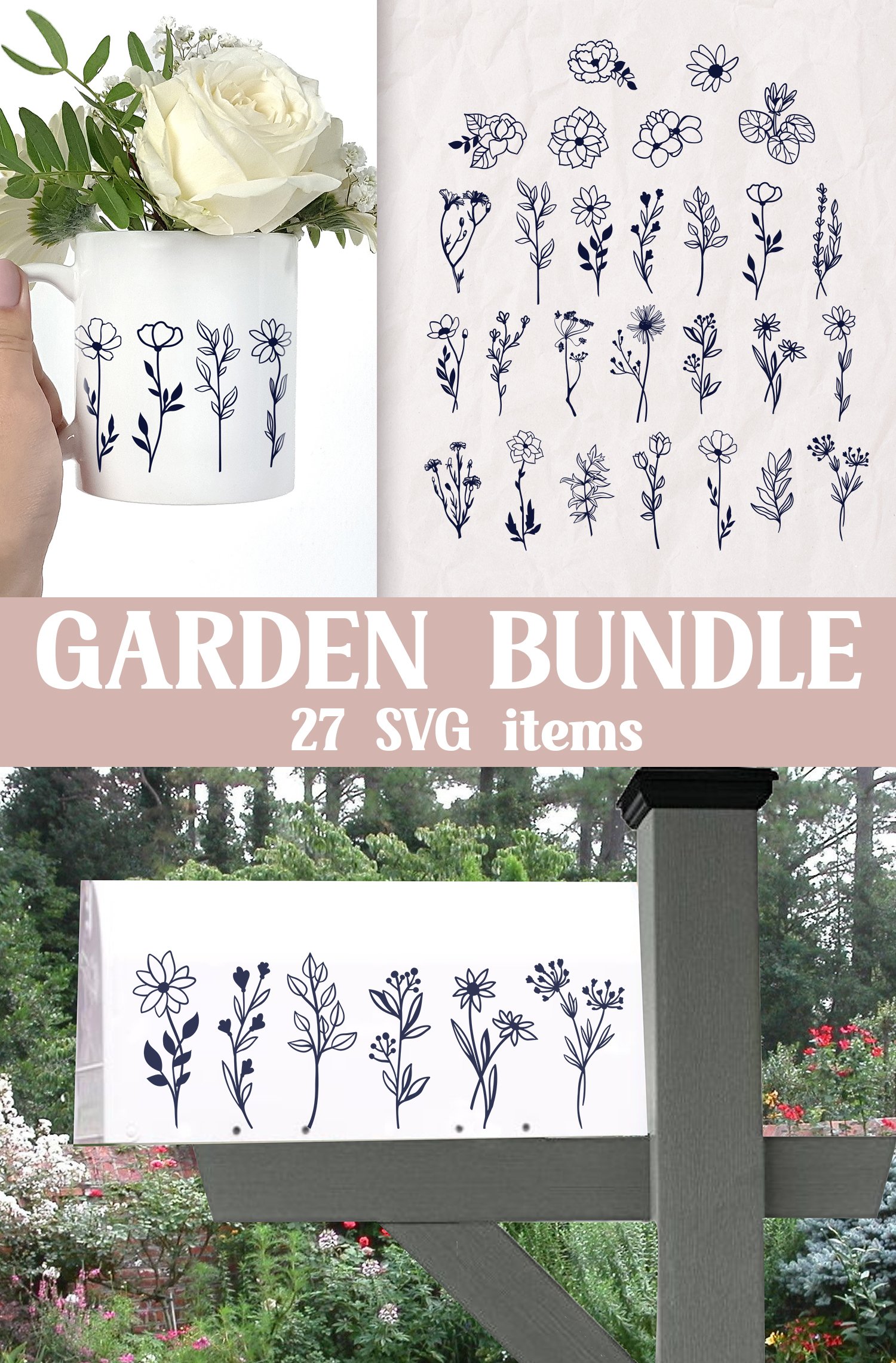 Garden SVG Bundle 27 items