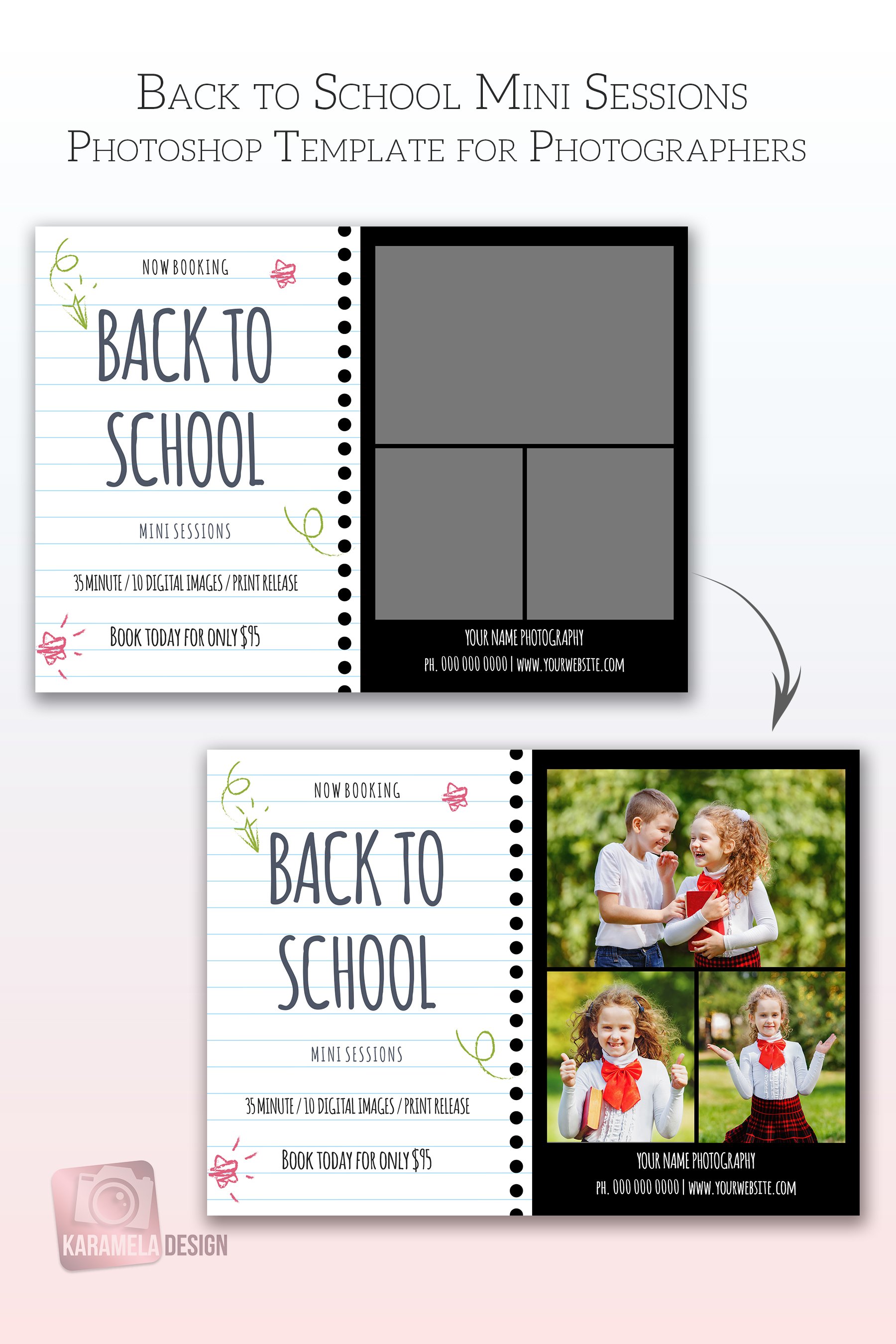 Back to School Mini Session Template (783867)