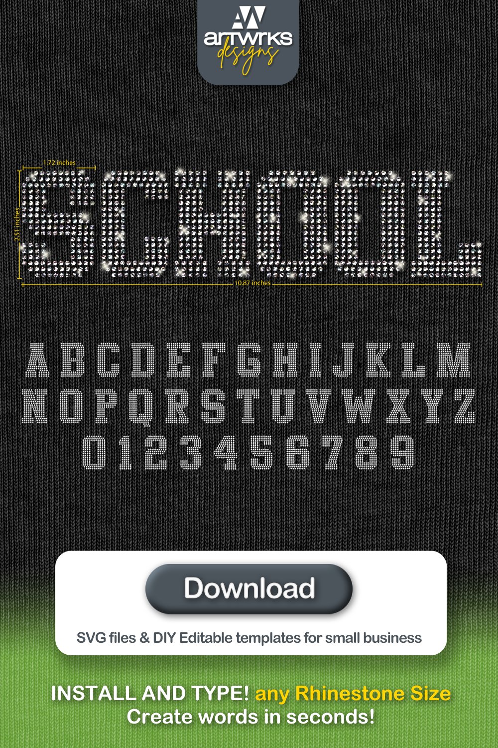 TTF RHINESTONE | Template - Crystal Rhinestone sports Hotfix