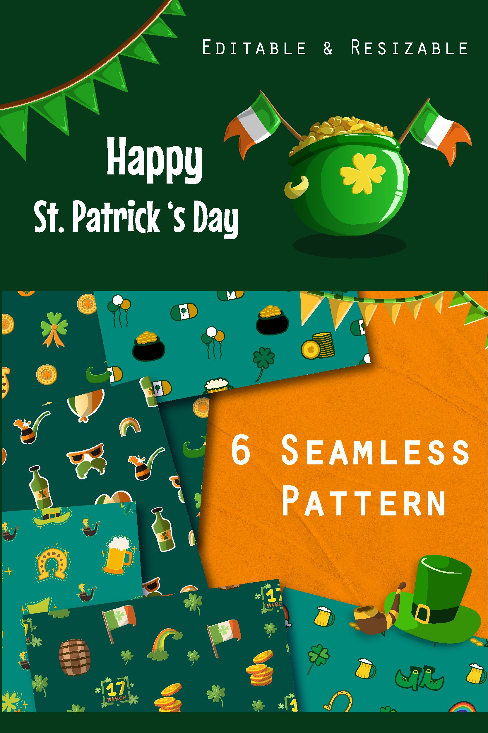 Saint Patricks Day Seamless Pattern (1251139)
