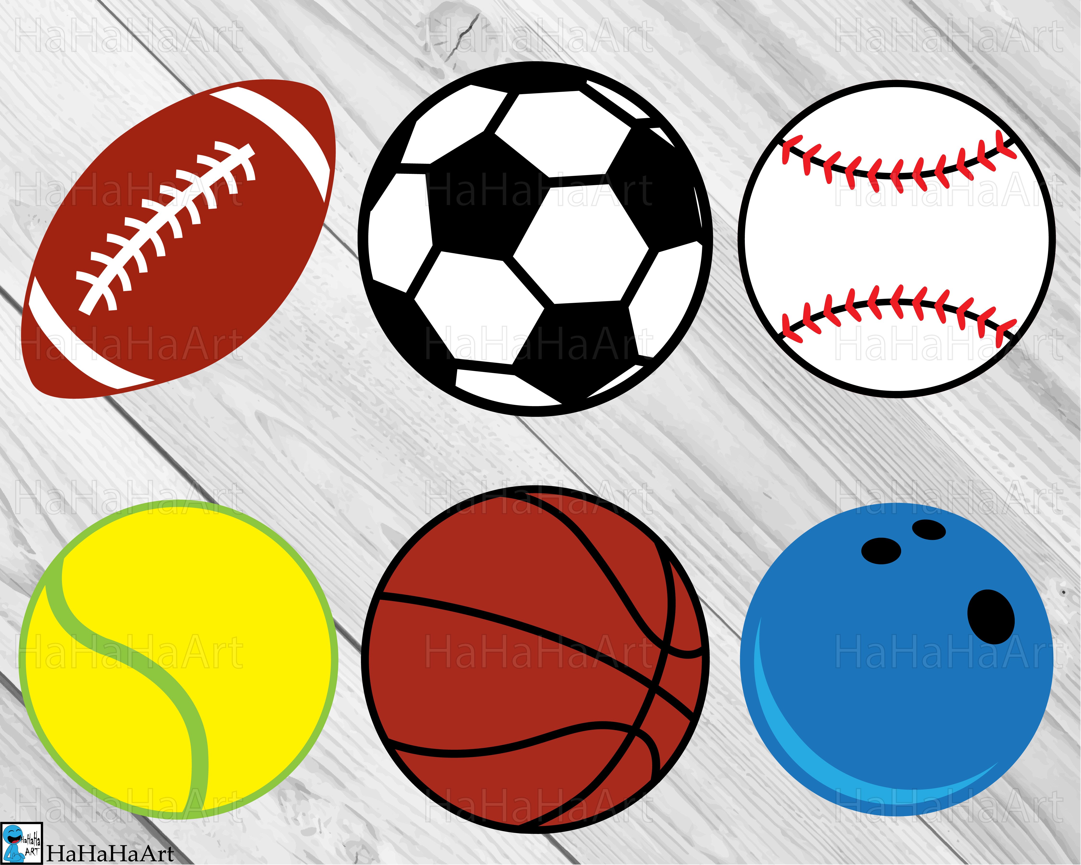 Sport Balls Designs - Clip art / Cutting Files (1021587)