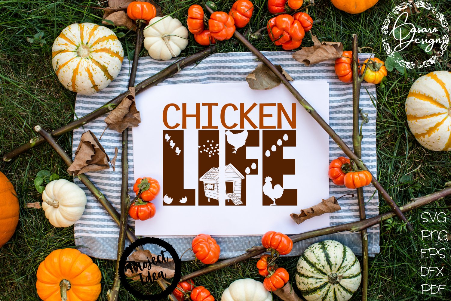 Chicken Life Design, SVG, PNG, ETC