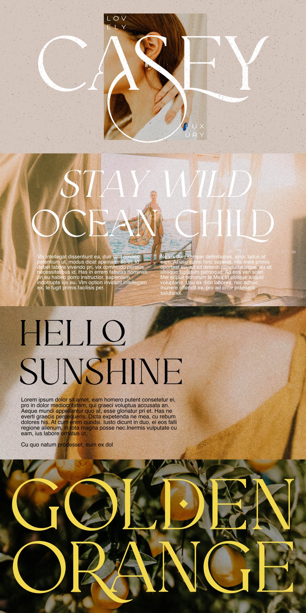 Casey - Luxury Editorial Typeface