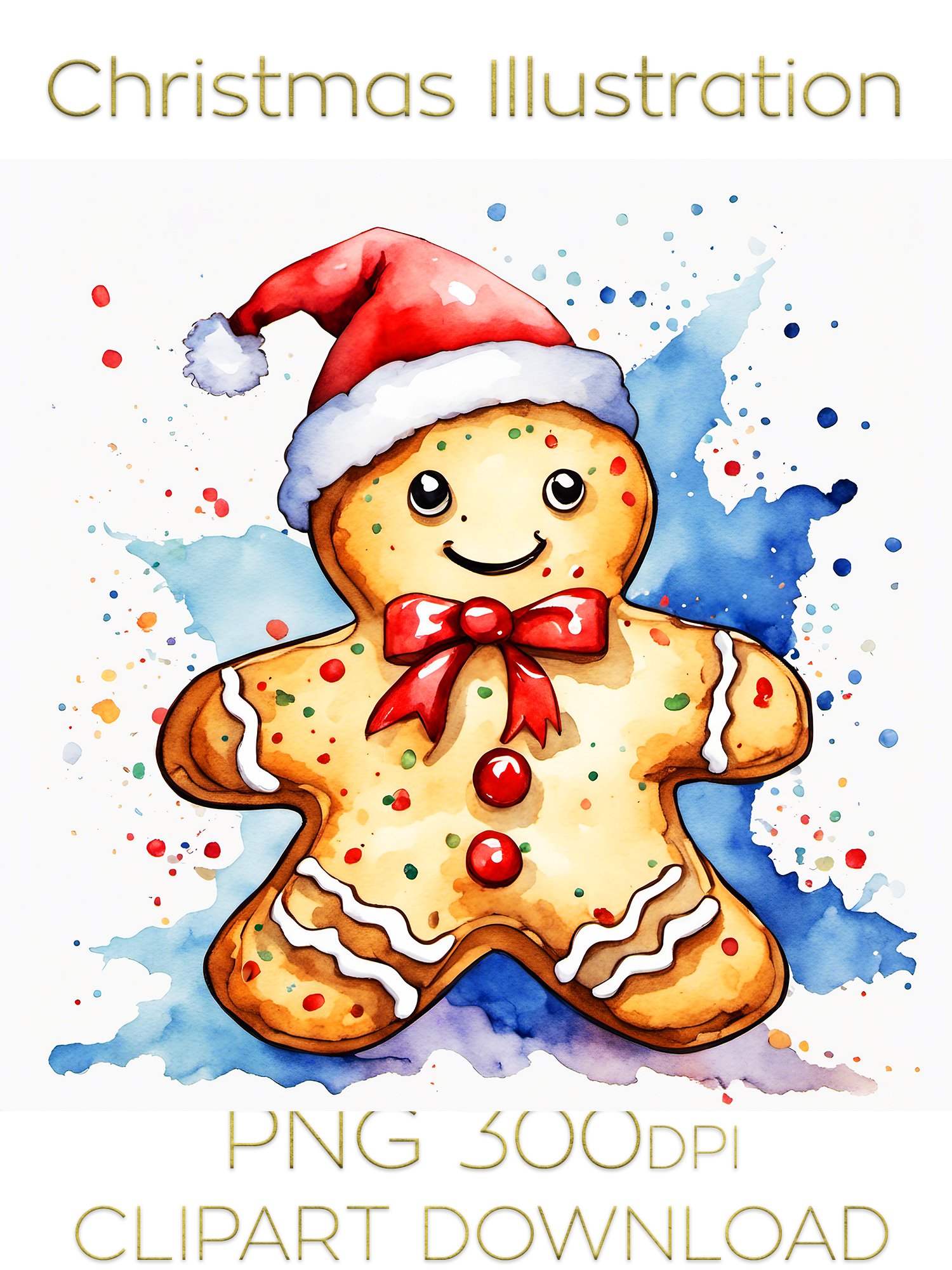Christmas Gingerbread Wonderland Clipart (2879233)