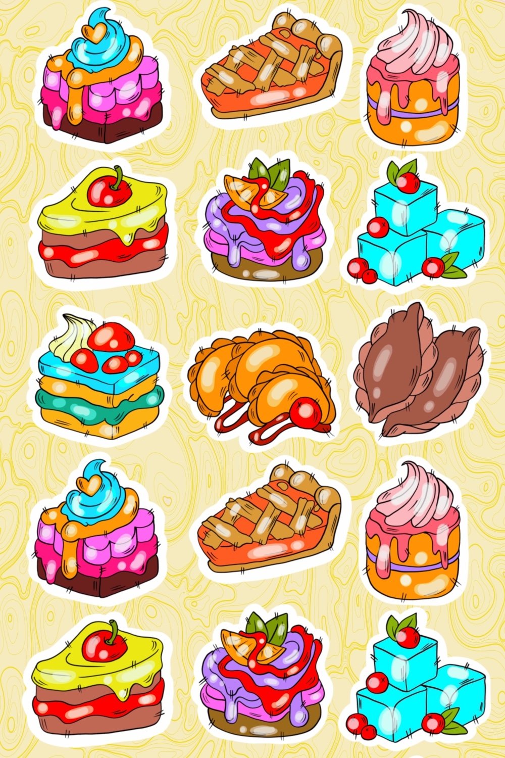 Dessert clipart, sweets, birthday cake PNG,birthday baking