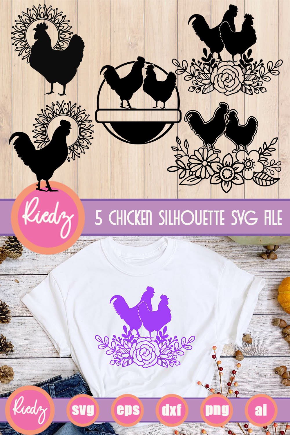 Chicken Svg Cut Files Files for Cricut