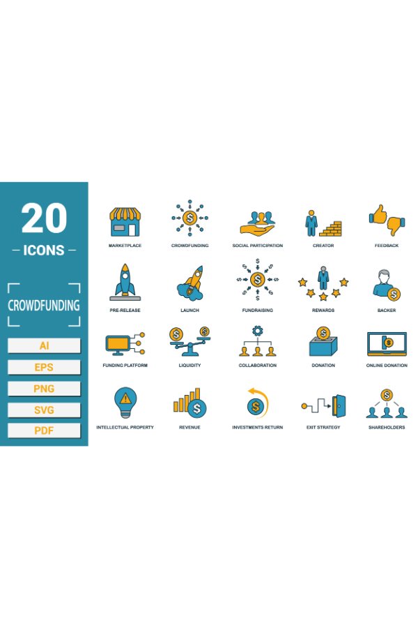 Business management icon vector set in SVG, PNG, (1257041)