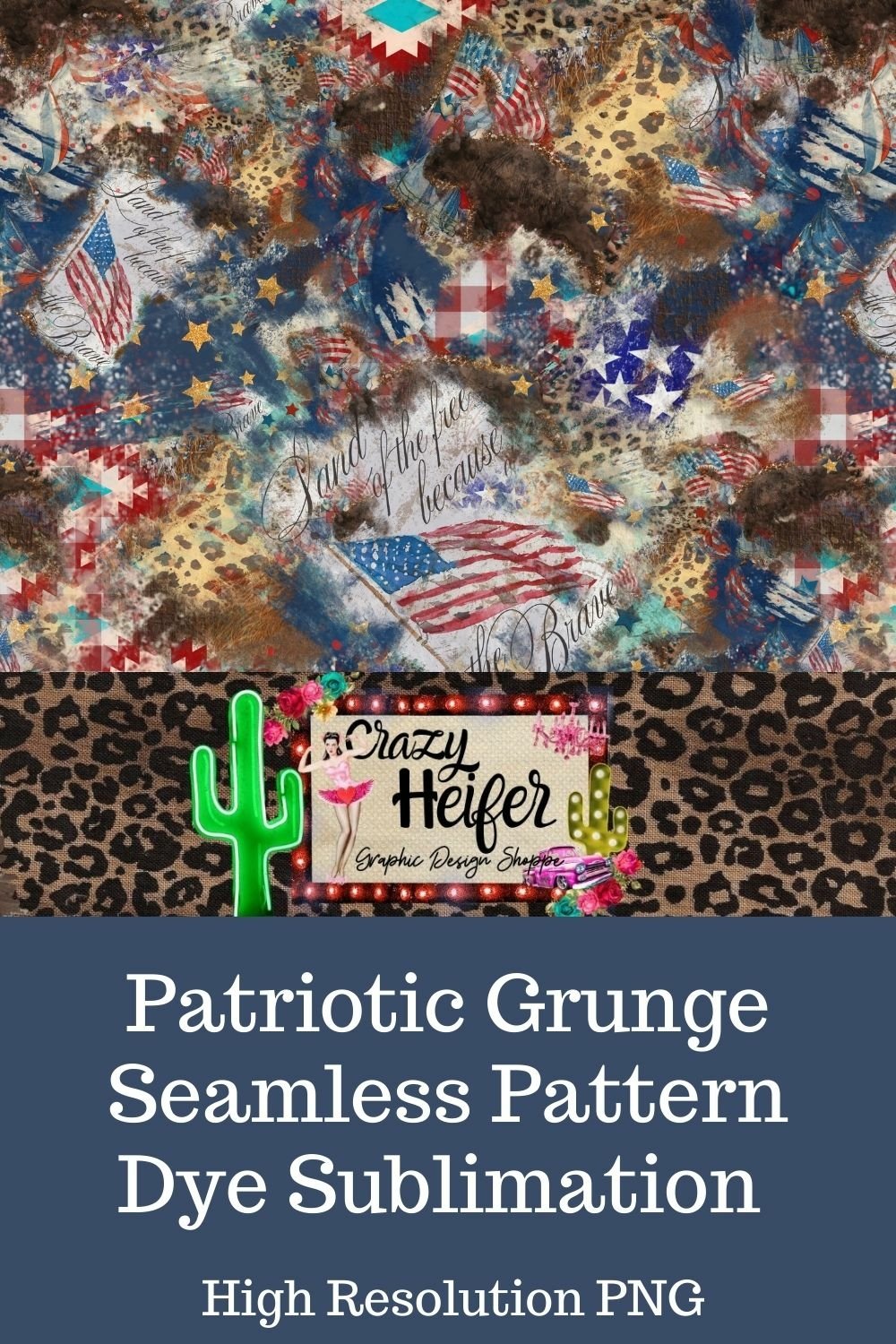 Patriotic Seamless Pattern file | Seamless design file