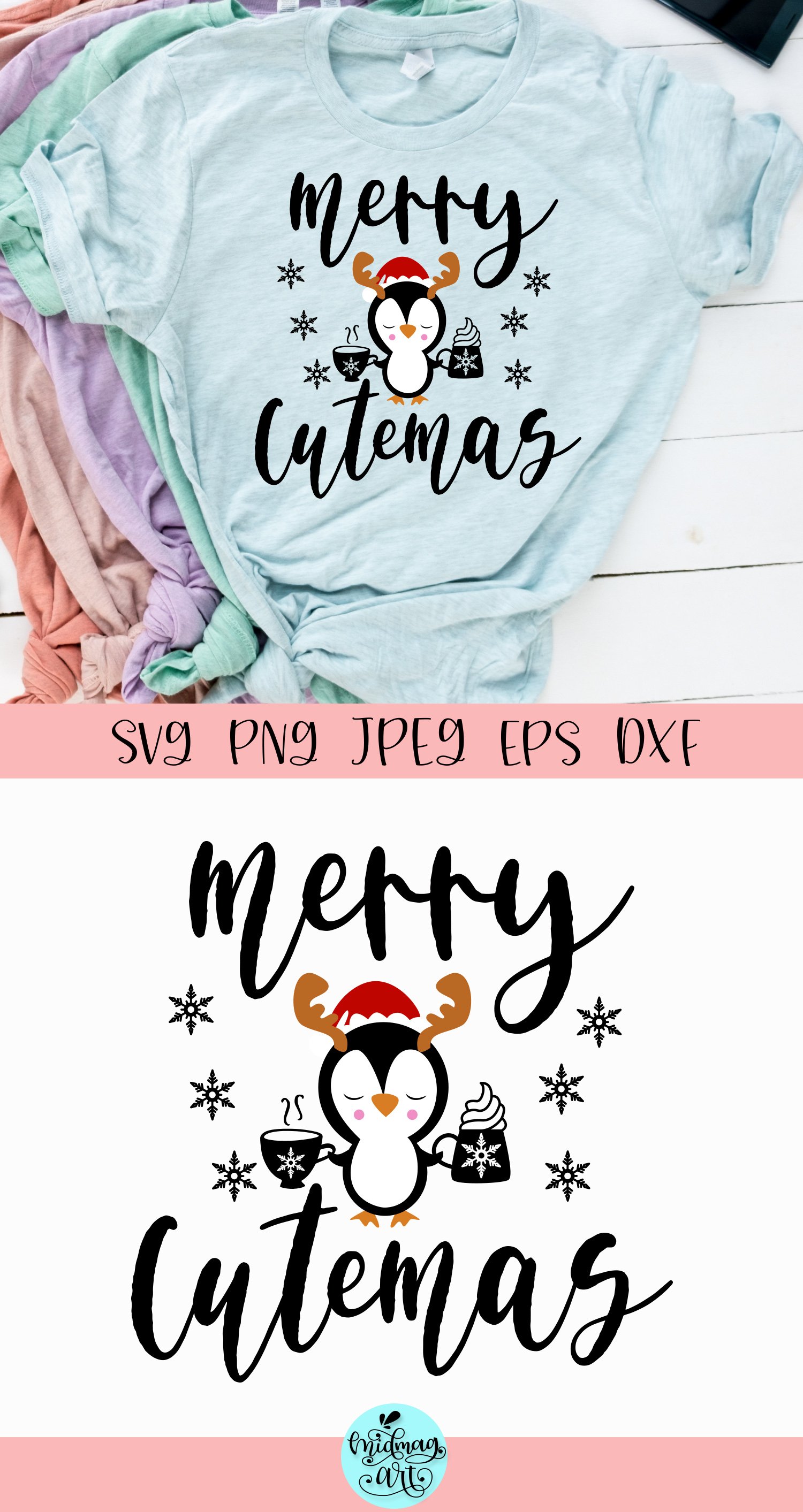 Merry cutemas svg, christmas svg