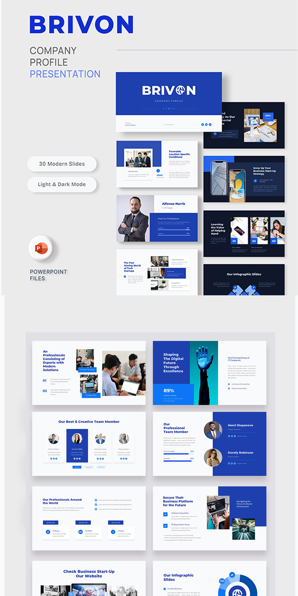 Brivon - Company Profile PowerPoint Template
