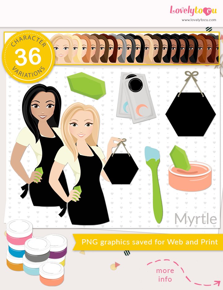 Chalk girl clipart, chalking art business woman (1038422)