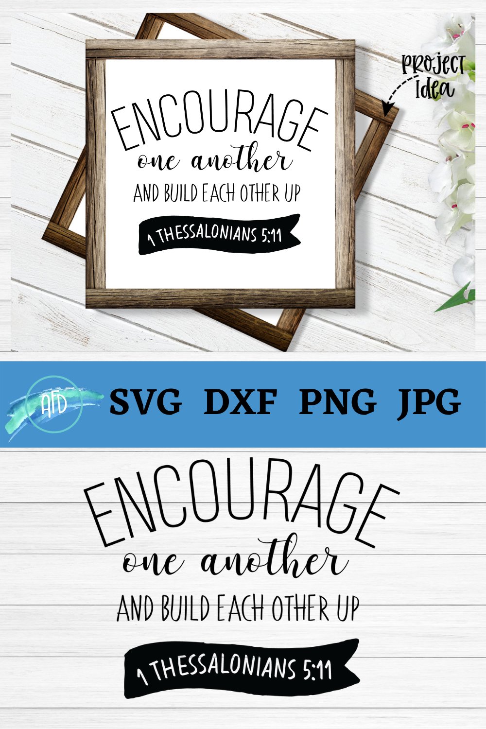 Encourage one Another and Build Each Other Up, Christian svg