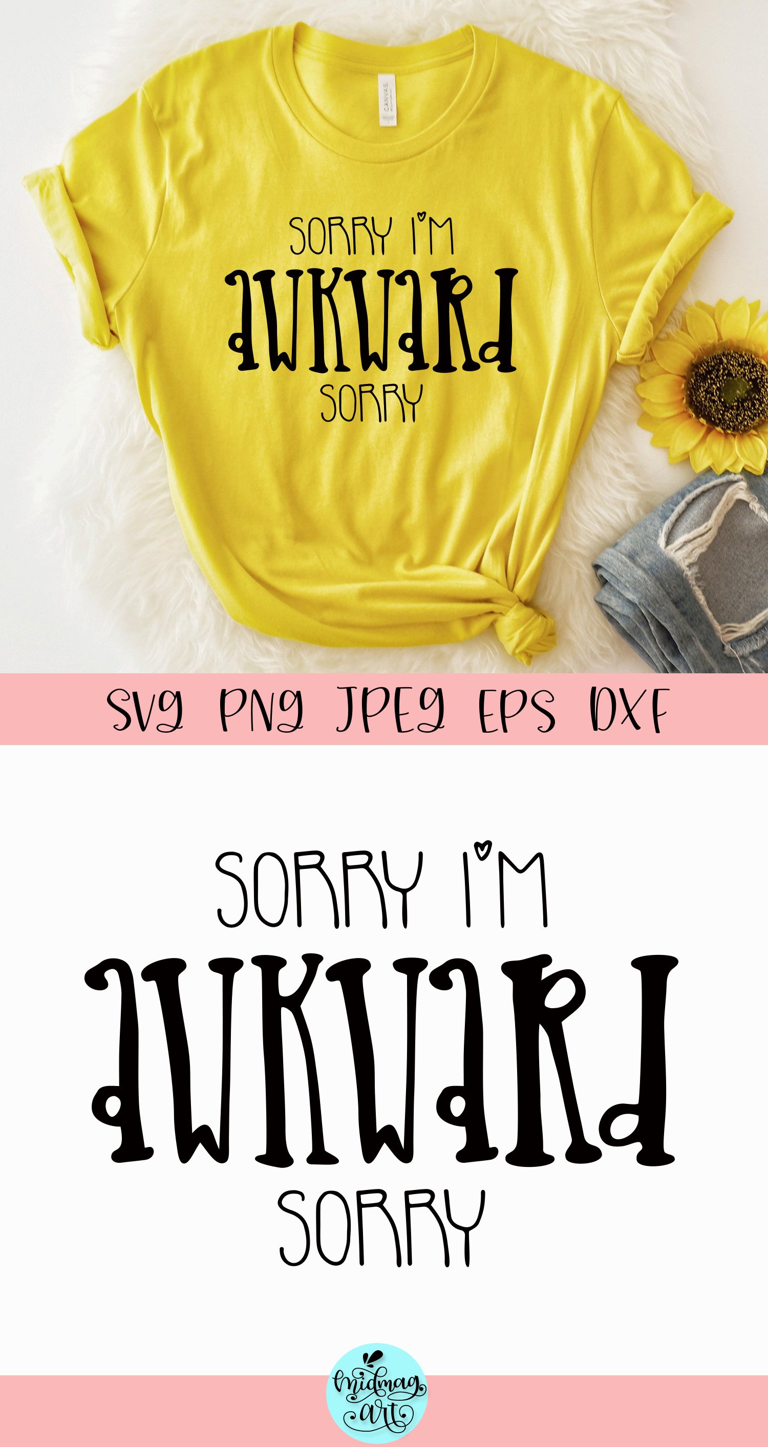 Sorry i'm awkward sorry svg, funny svg (801019)