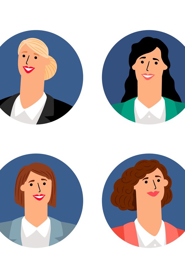 Business women avatars