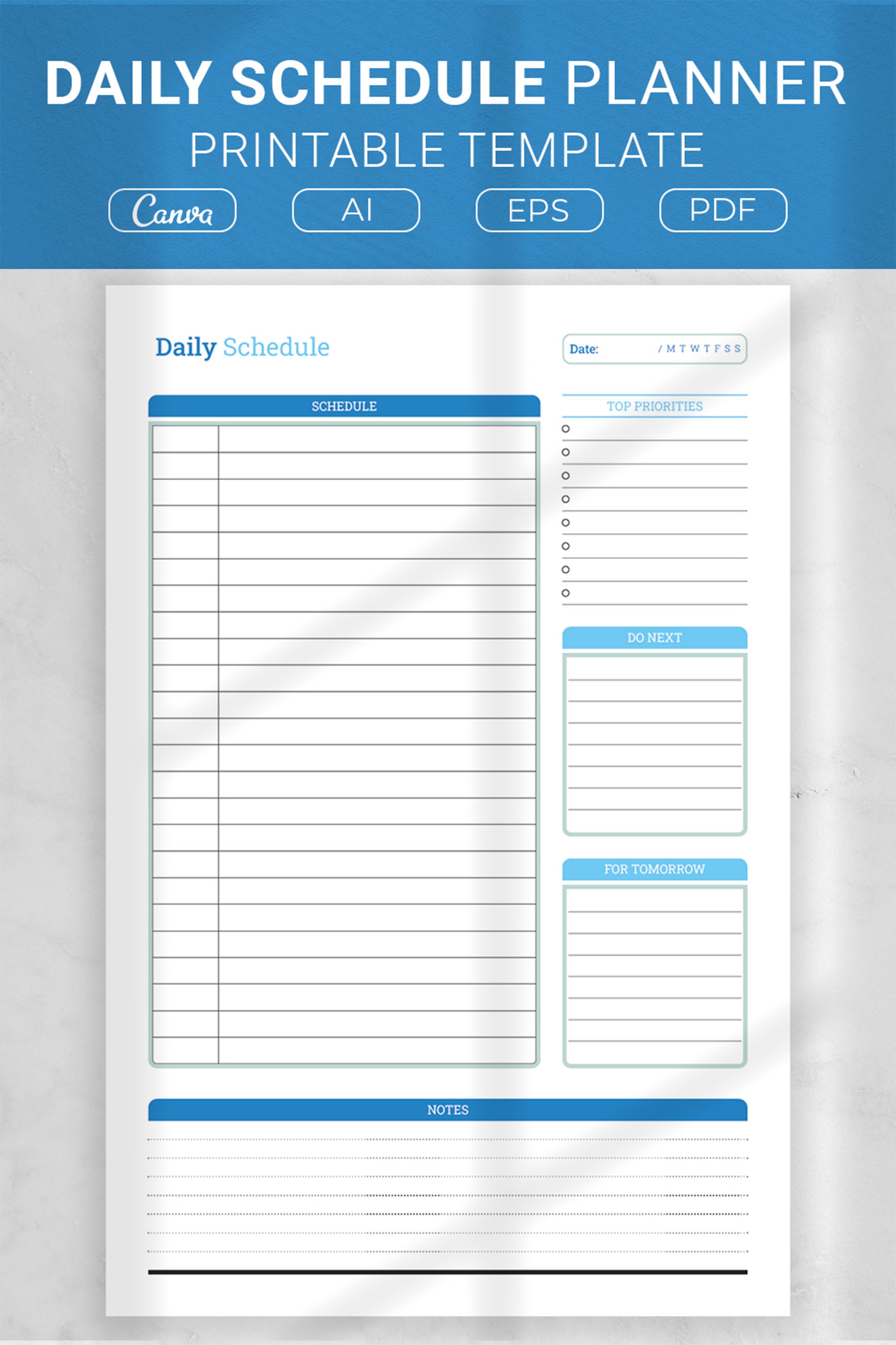 Daily Schedule Planner (2763883)