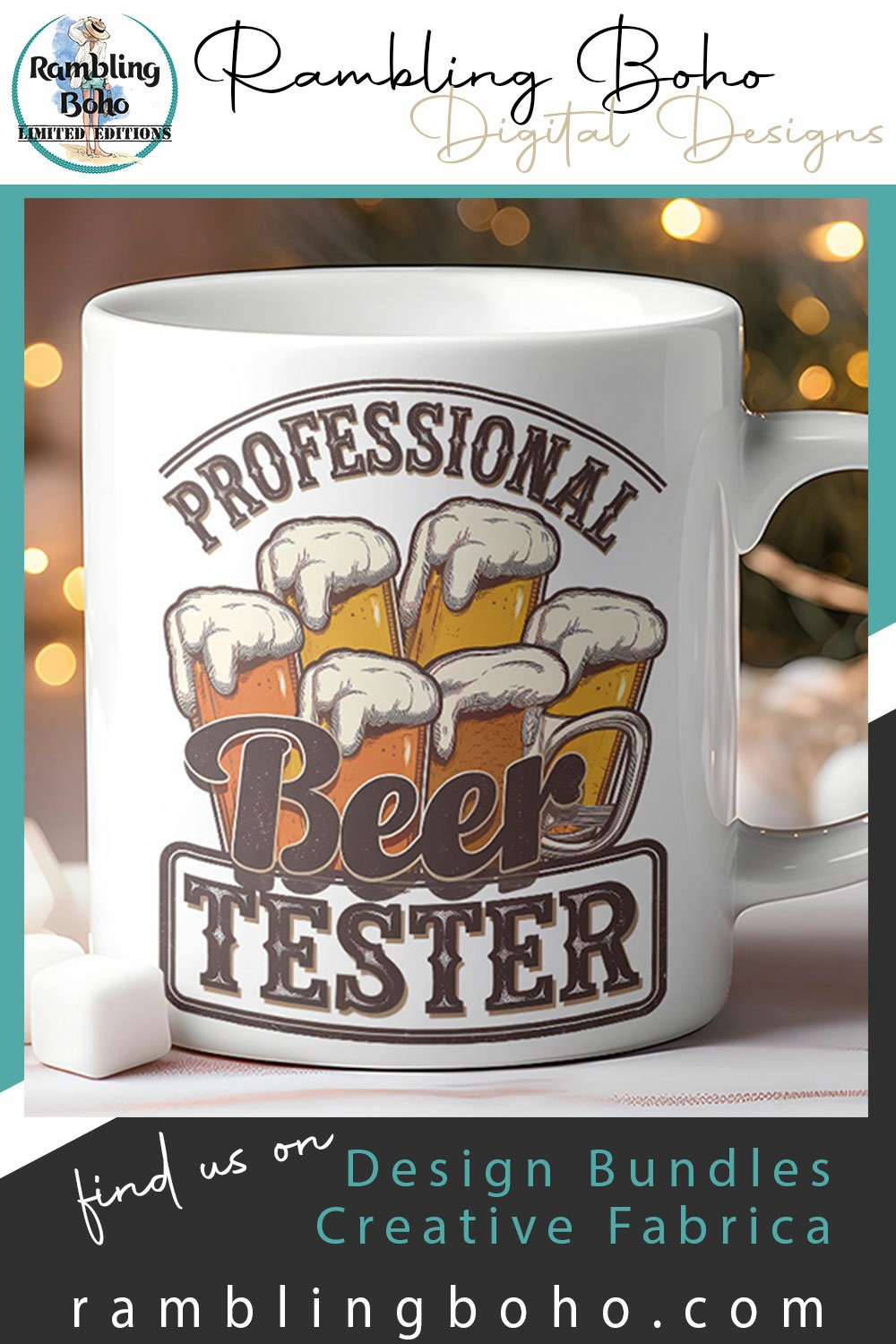 Professional Beer Tester Distressed Design