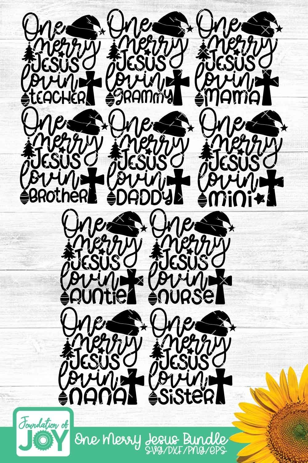 One merry Christian Bundle, Family Christmas shirts