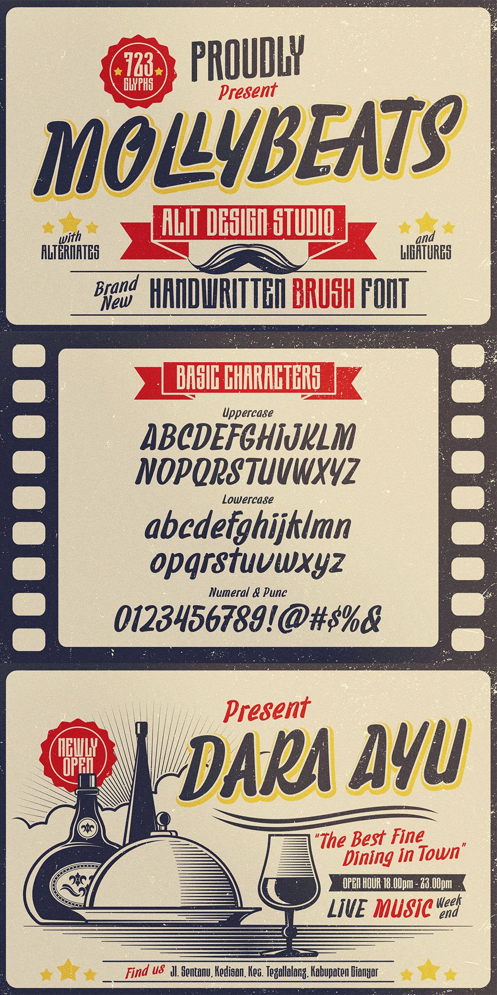 Molly Beats Handwritten Font