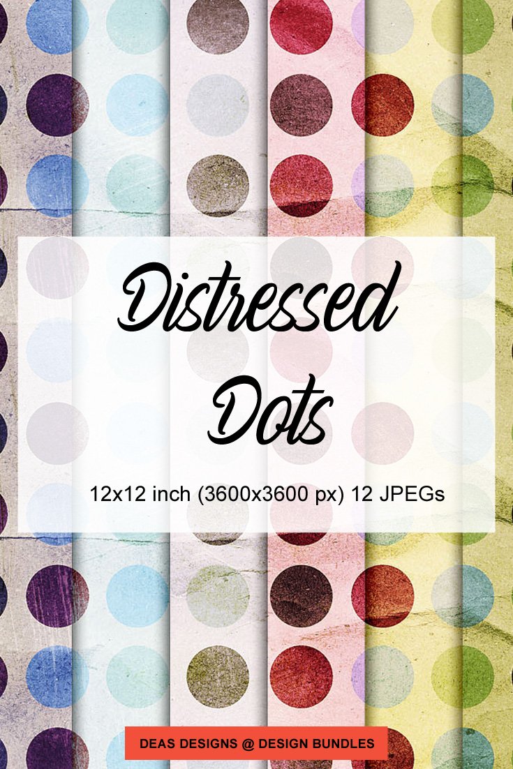 Distressed dots papers