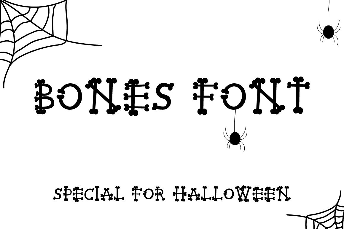 BONES HALLOWEEN FONT (922503)