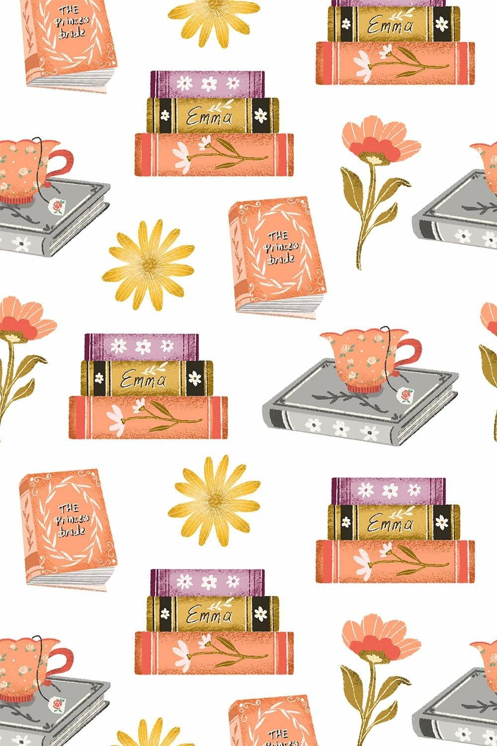 BOOK LOVER Seamless Patterns (2601215)