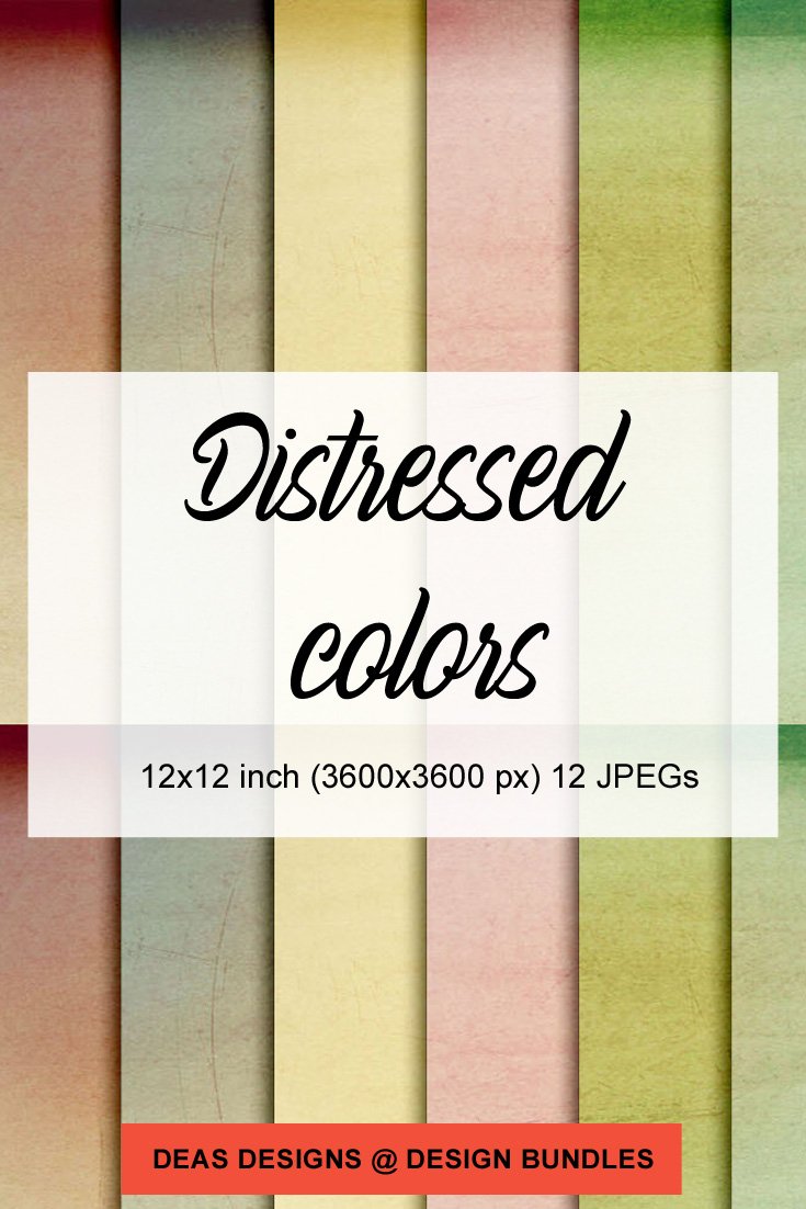 Distressed colors papers
