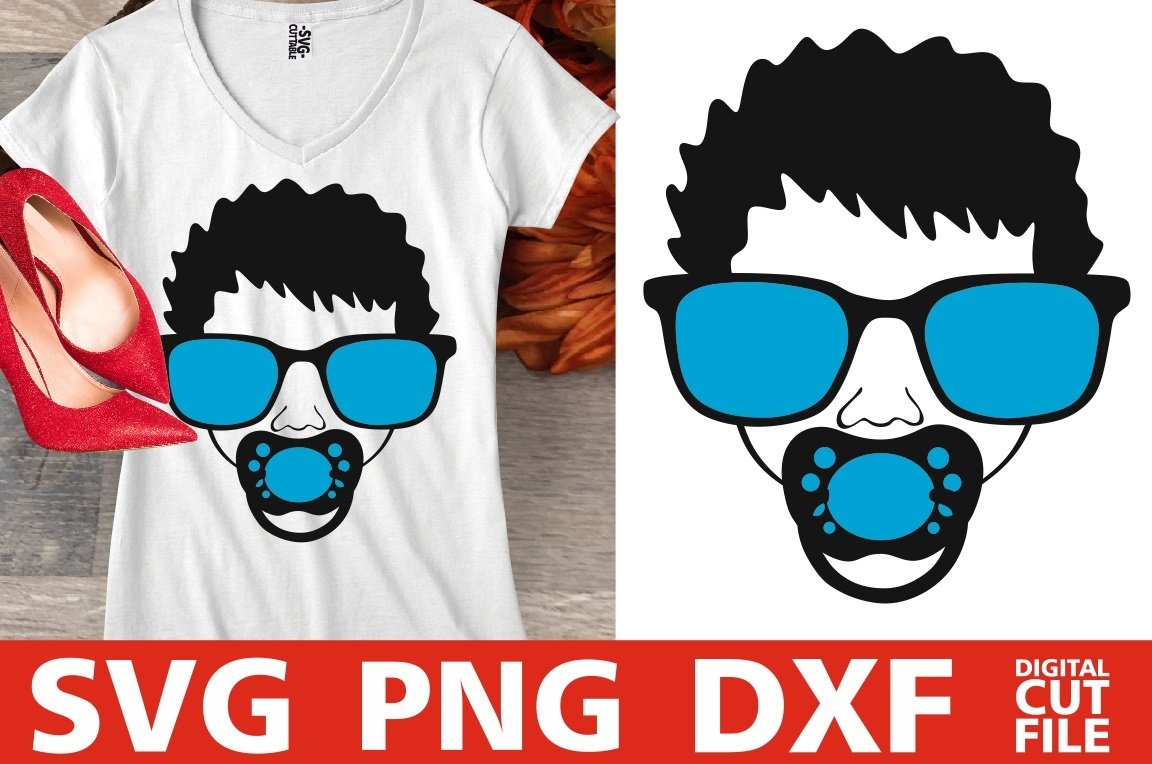 Black Kids svg, Black History svg, Baby with pacifier svg