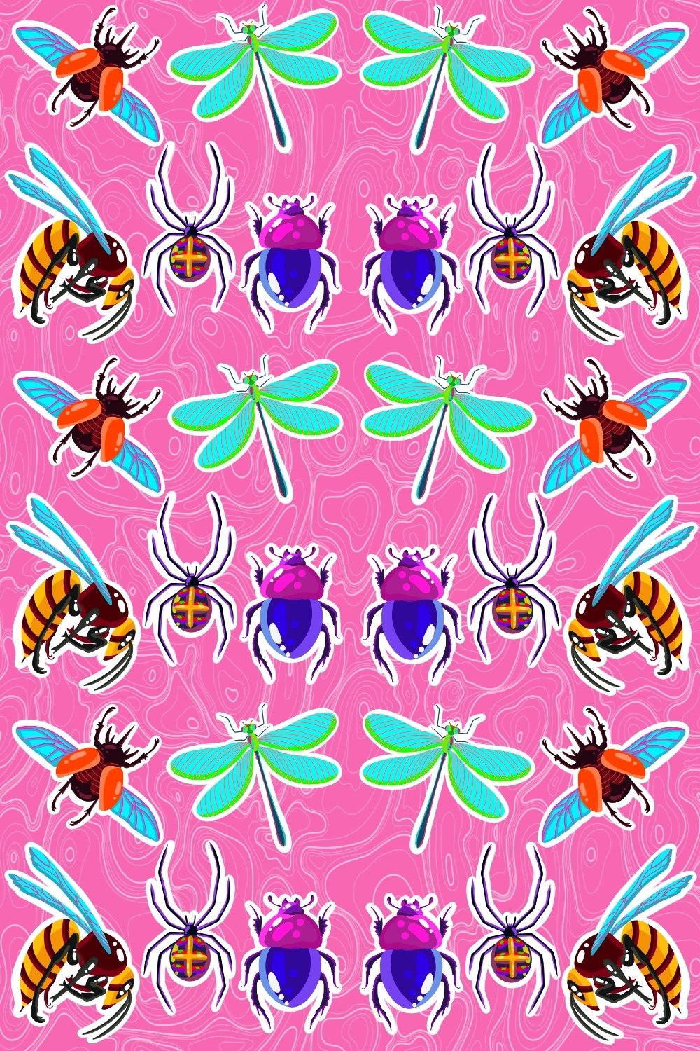 Insect PNG, Stickers with insects Clipart, Stickers Insect