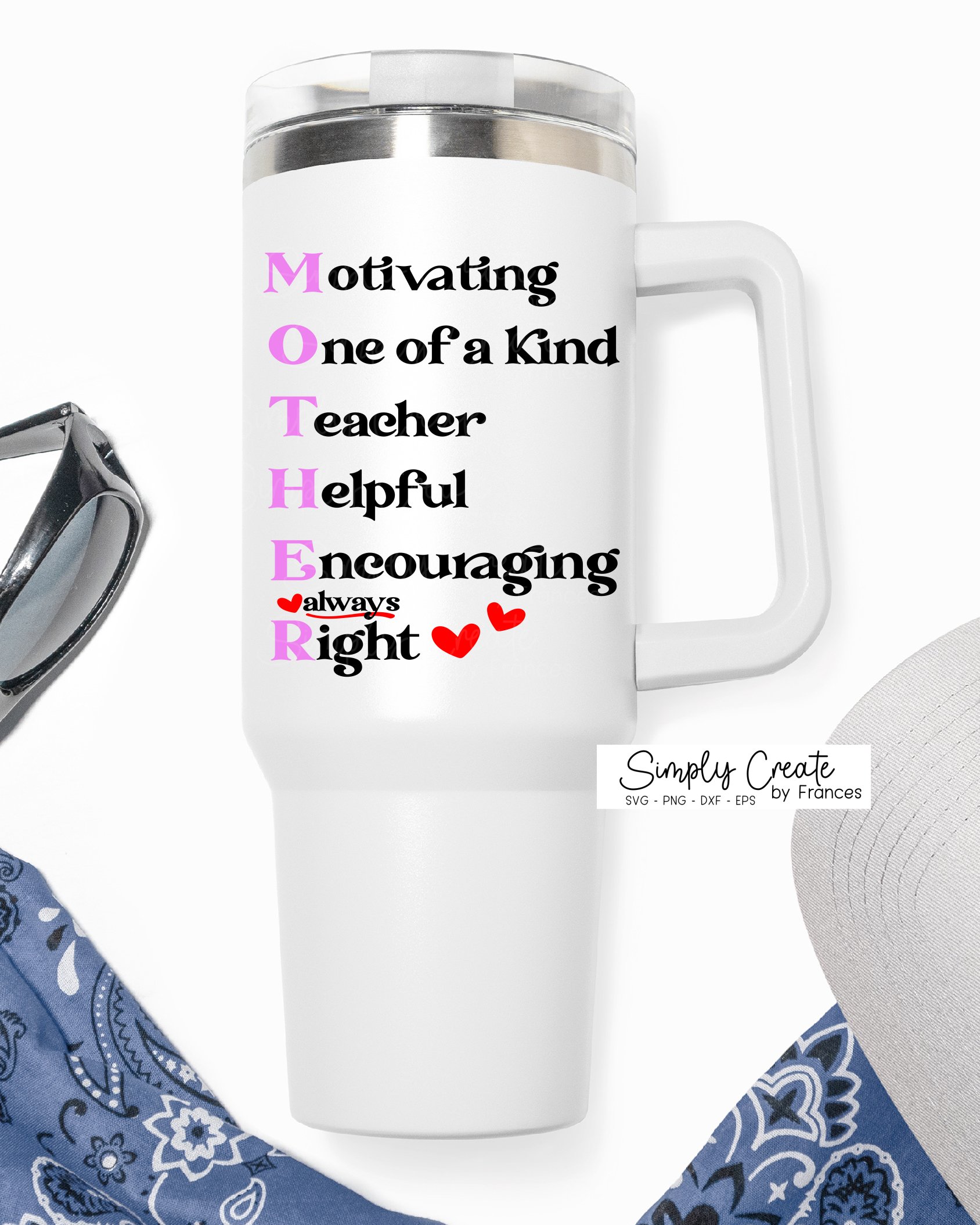 Mother SVG, Positive Descriptive Words for Mom