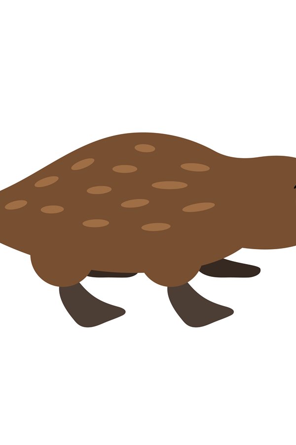 Duckbill cartoon animal
