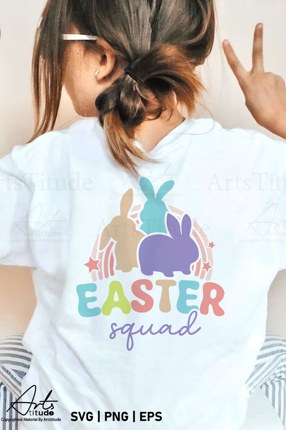 Easter Squad SVG Cut File Funny Bunny Easter PNG Sublimation