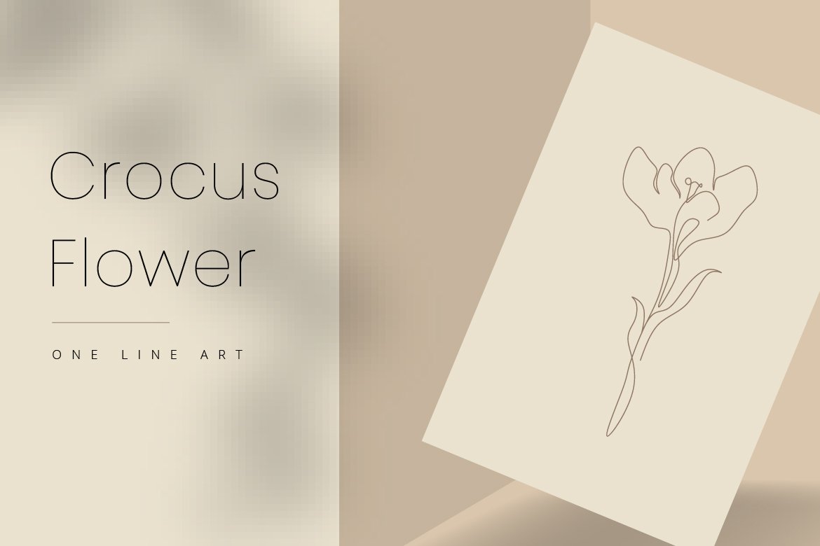 Crocus Flower Line art (1141688)