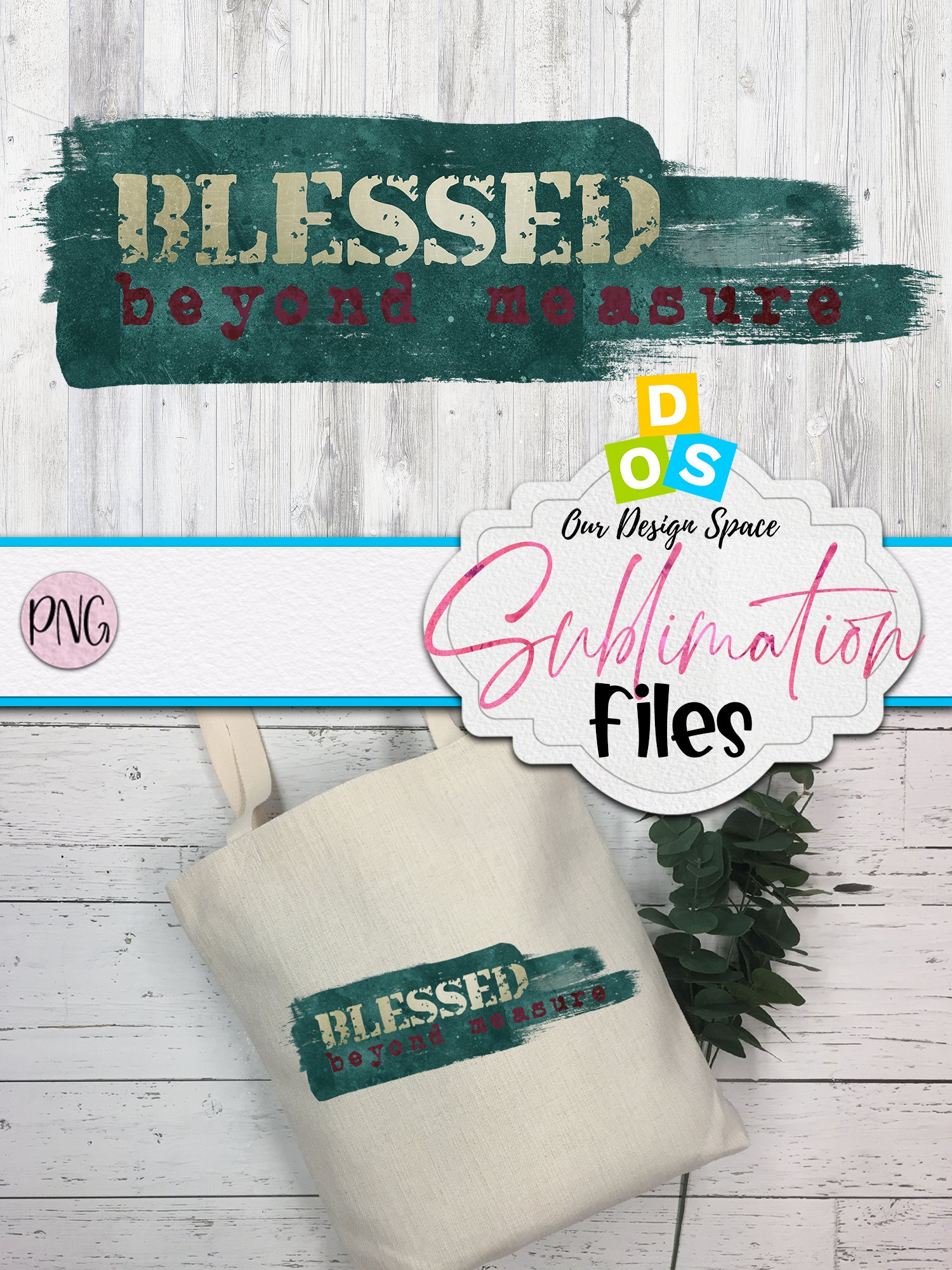 Blessed Sublimation Quote | Christian Quote Sublimation