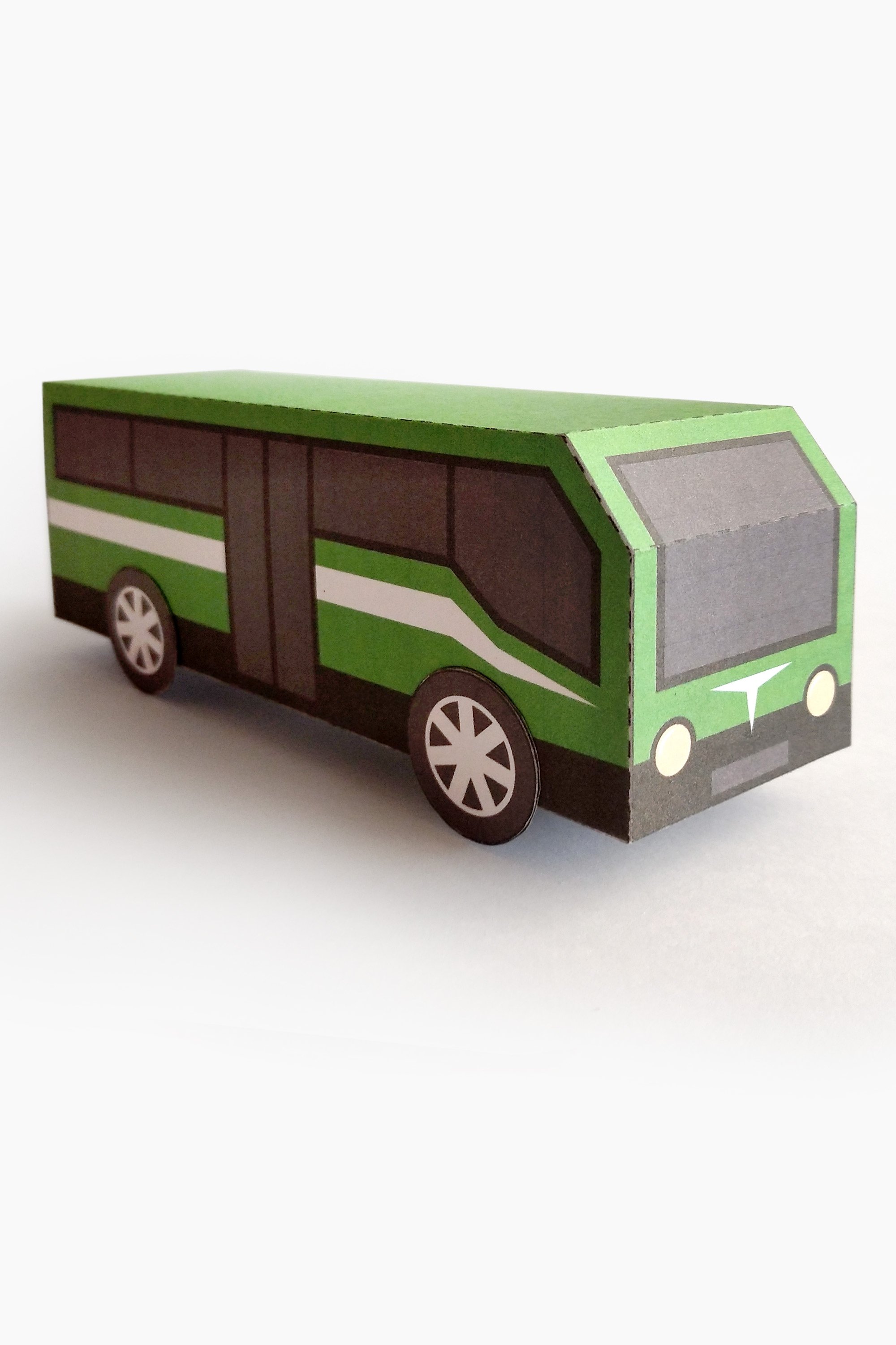 BUS Type A. Paper Toy / Gift Box