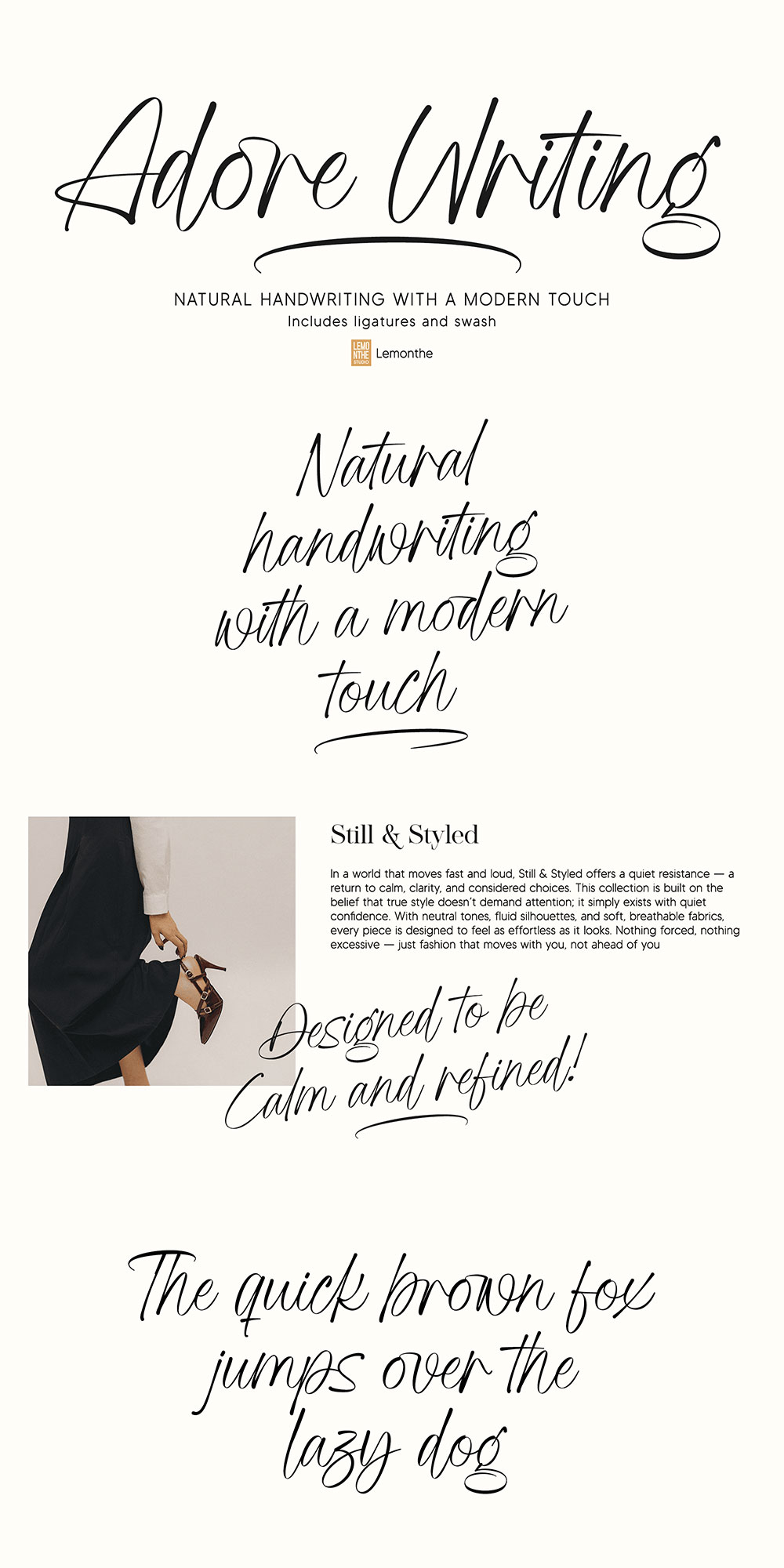 Adore Writing - Handwritten Font
