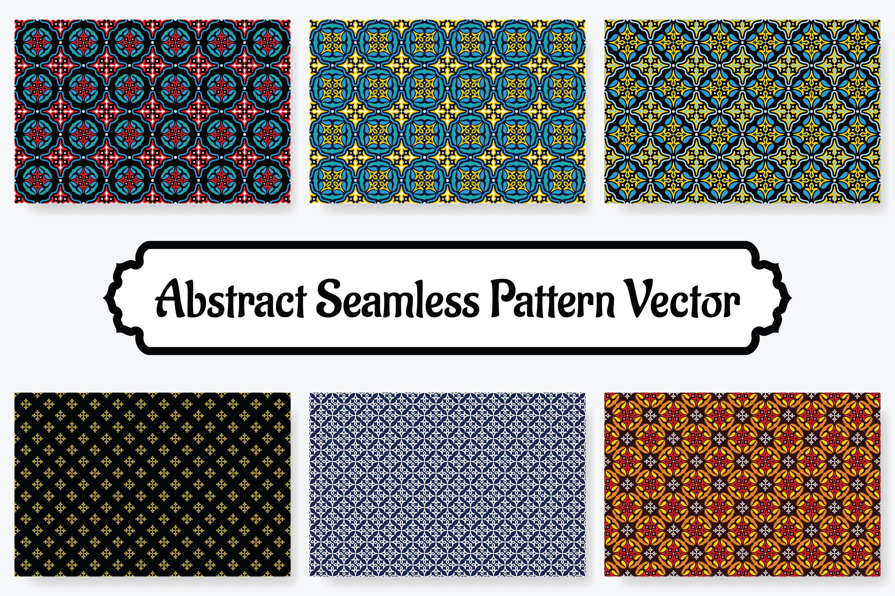 6 Collection Of Abstract Seamless Pattern Vol.6 (707527)