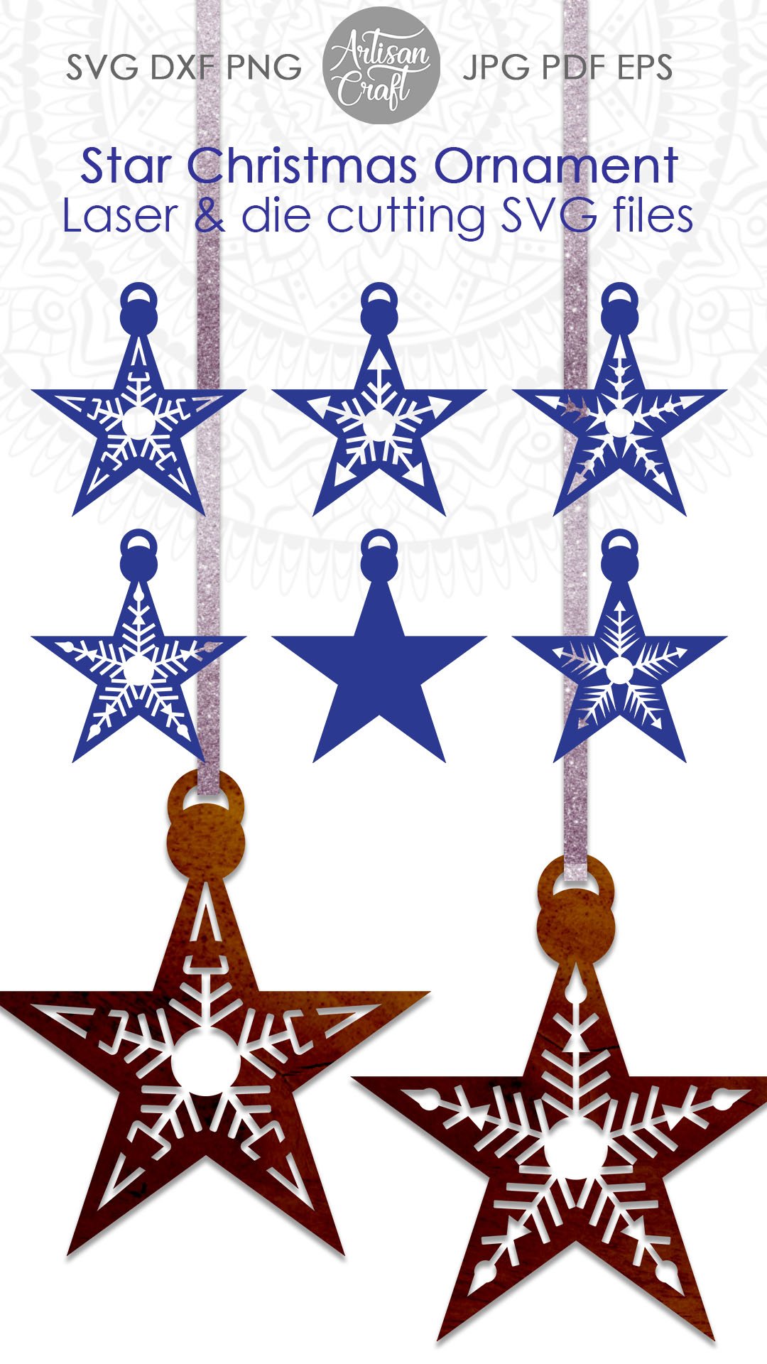 Star ornament SVG