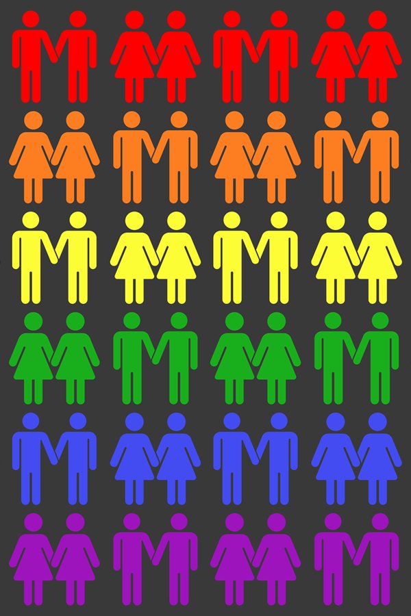 Vector gay LGBT seamless pattern (821320)