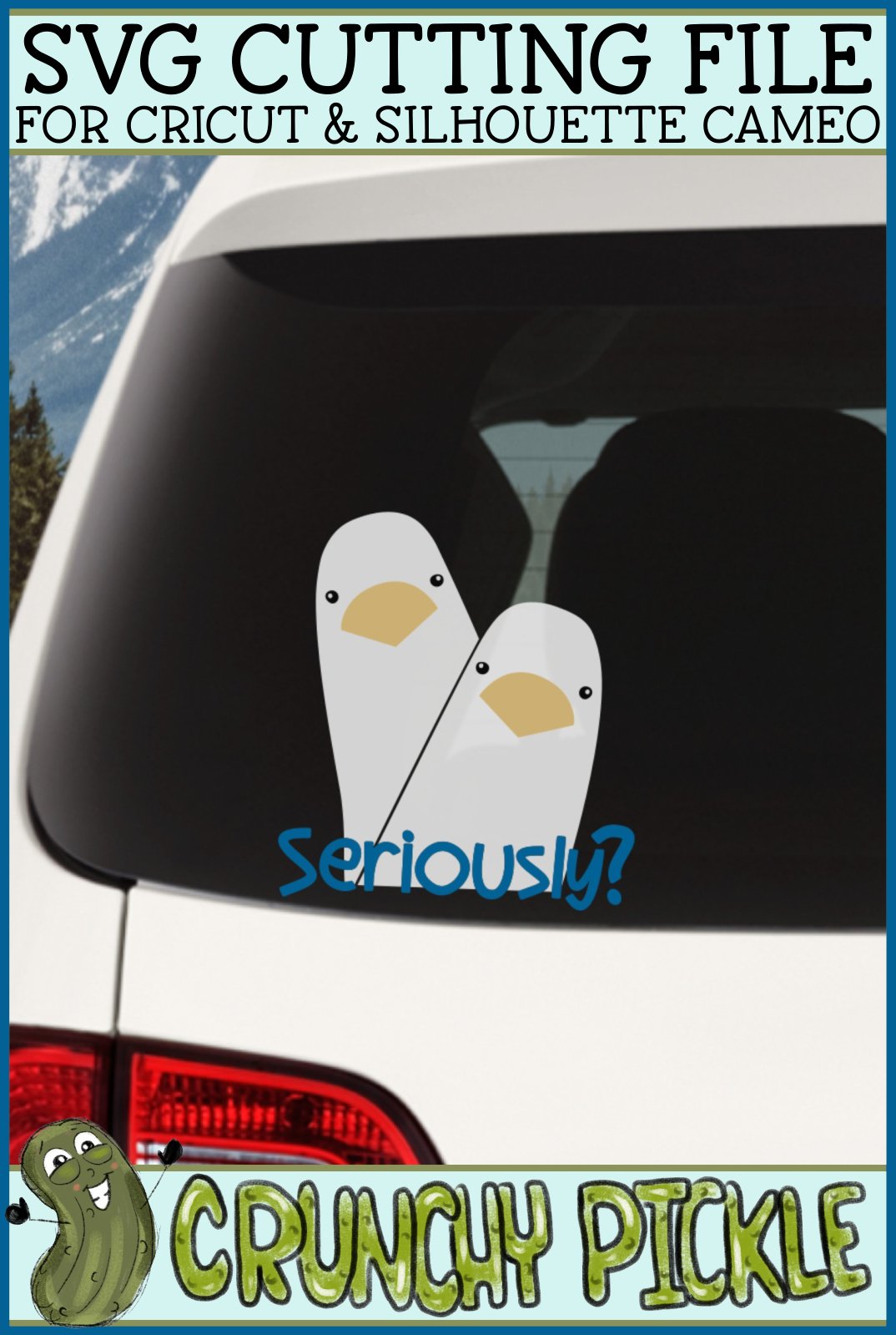 Seriously Seagulls SVG File