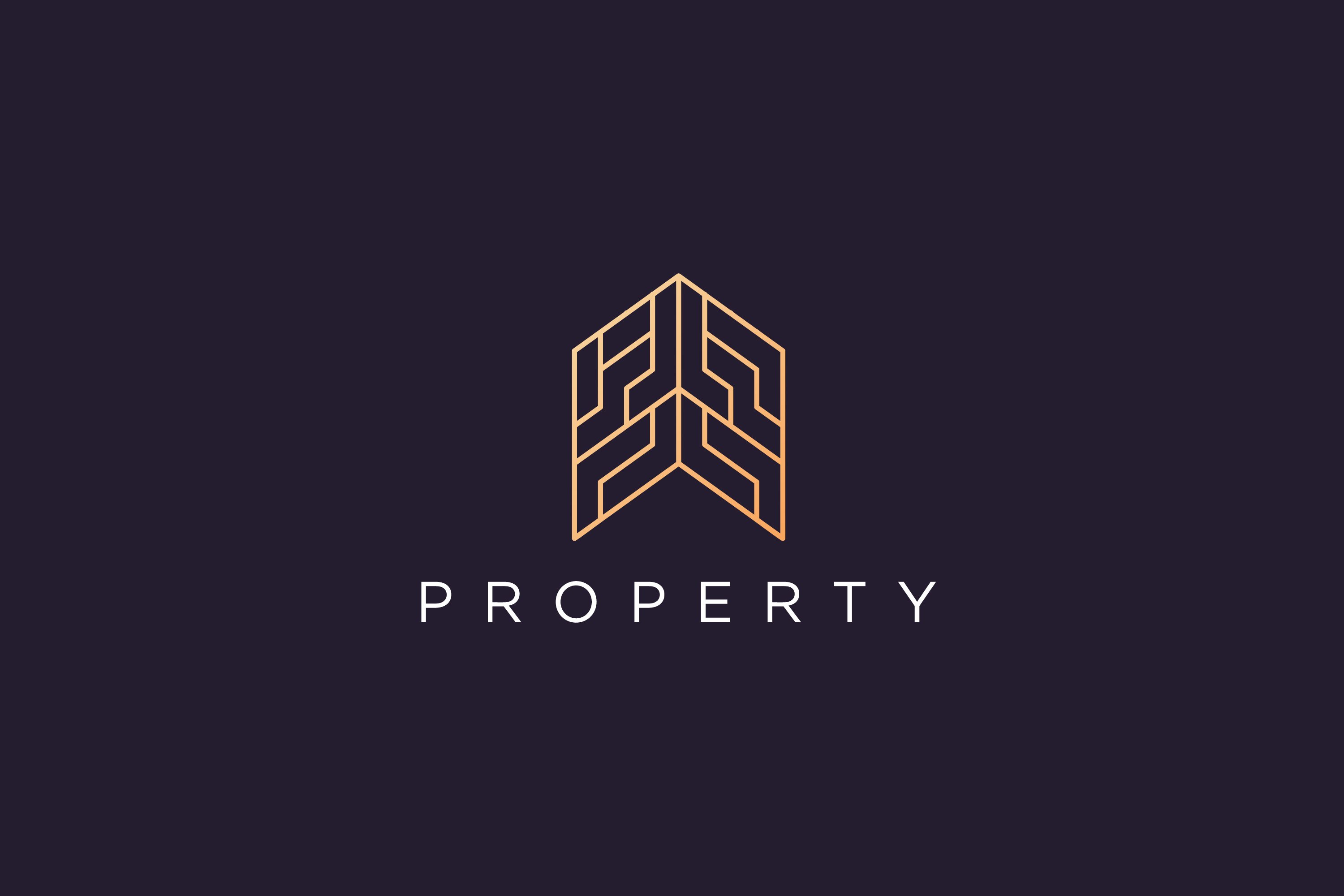 classy property logo with modern style (1085121)