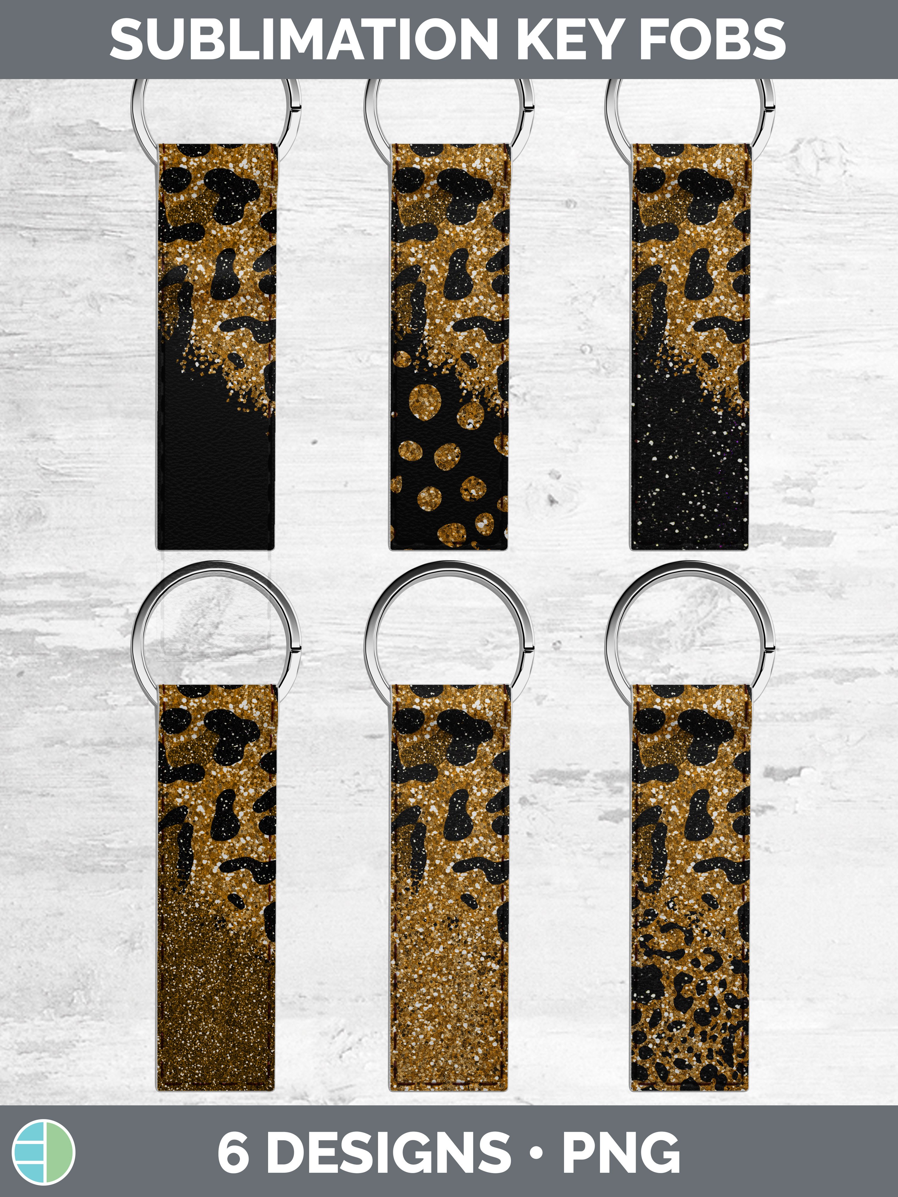 Animal Print Key Fob | Wristlet Sublimation