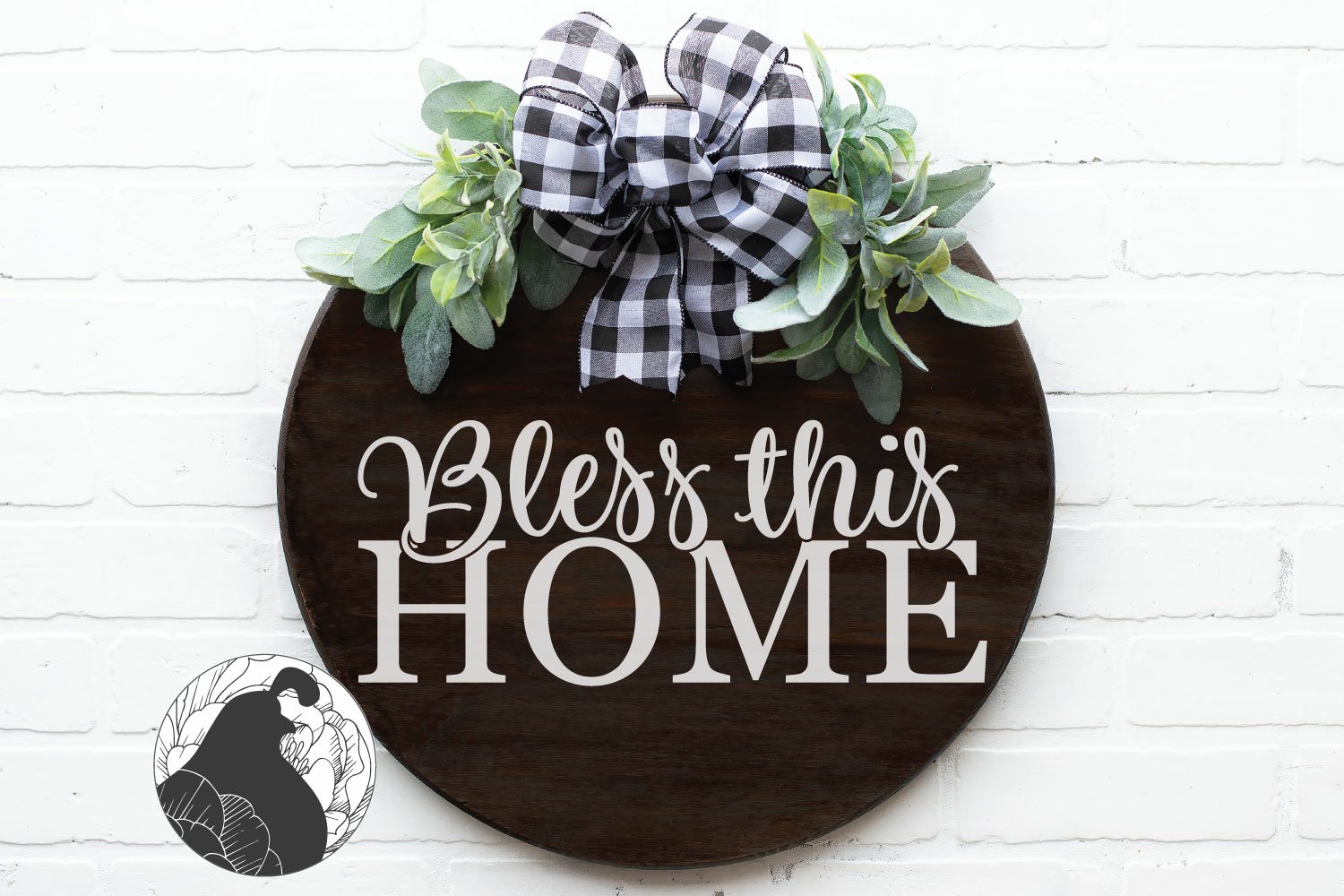 Christian SVG, Bless This Home Welcome Farmhouse Sign SVG