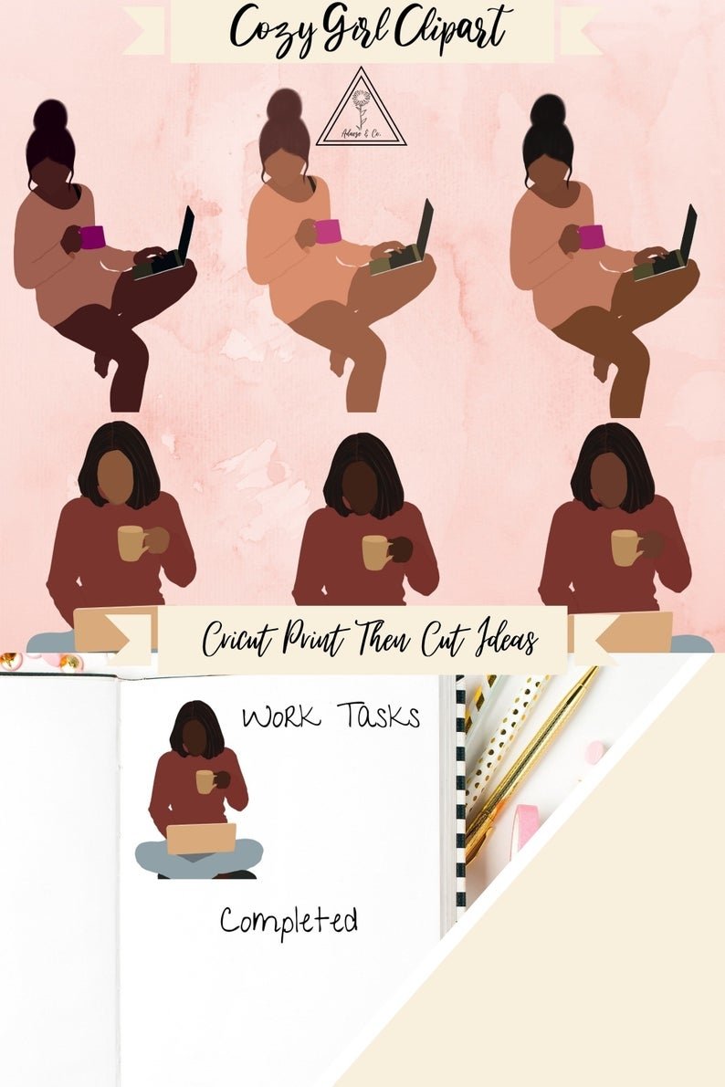 Cozy Girl Fall Clipart (943372)