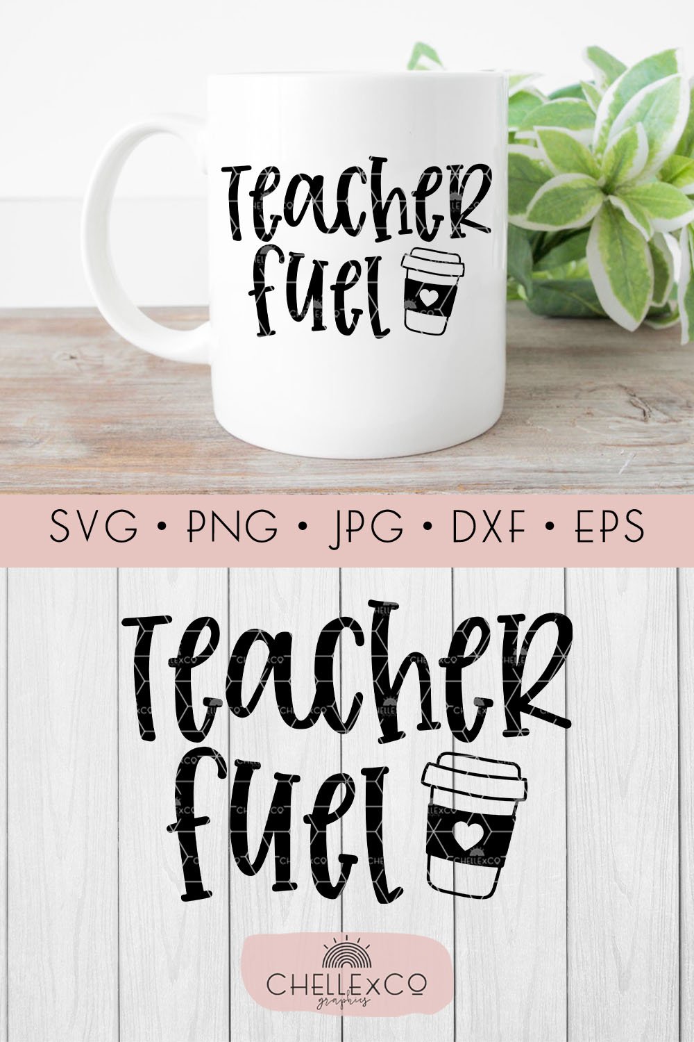 Teacher Fuel SVG PNG EPS DXF JPG