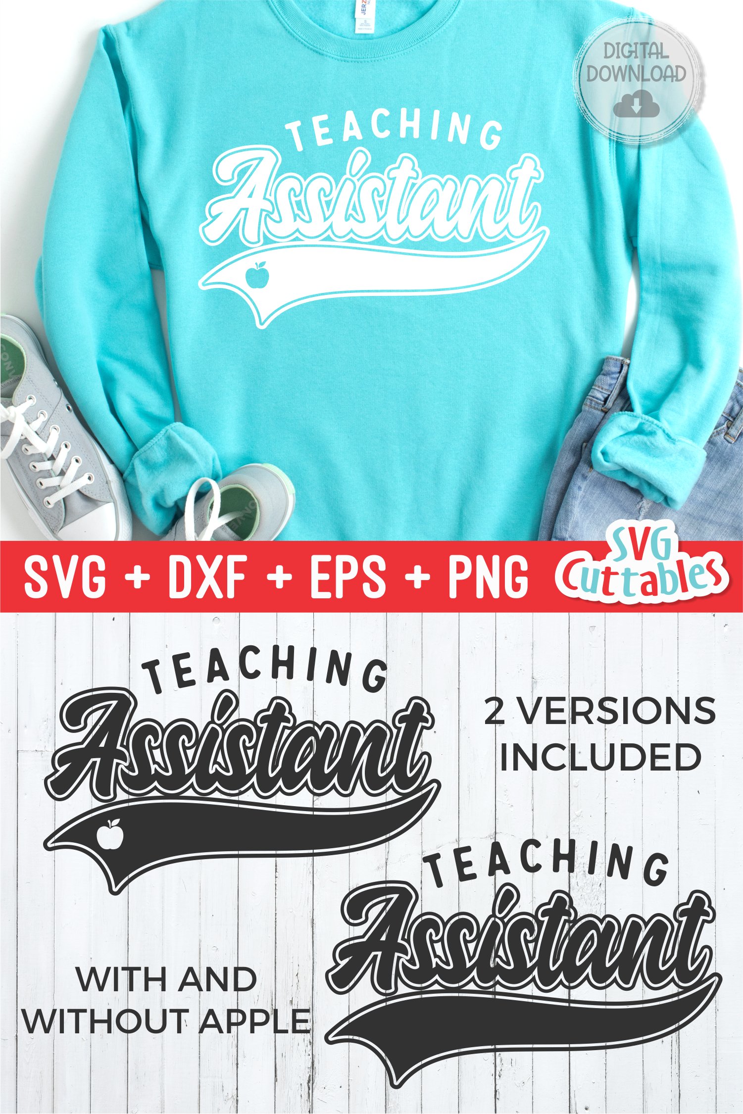 Teaching Assistant SVG | Teacher Shirt