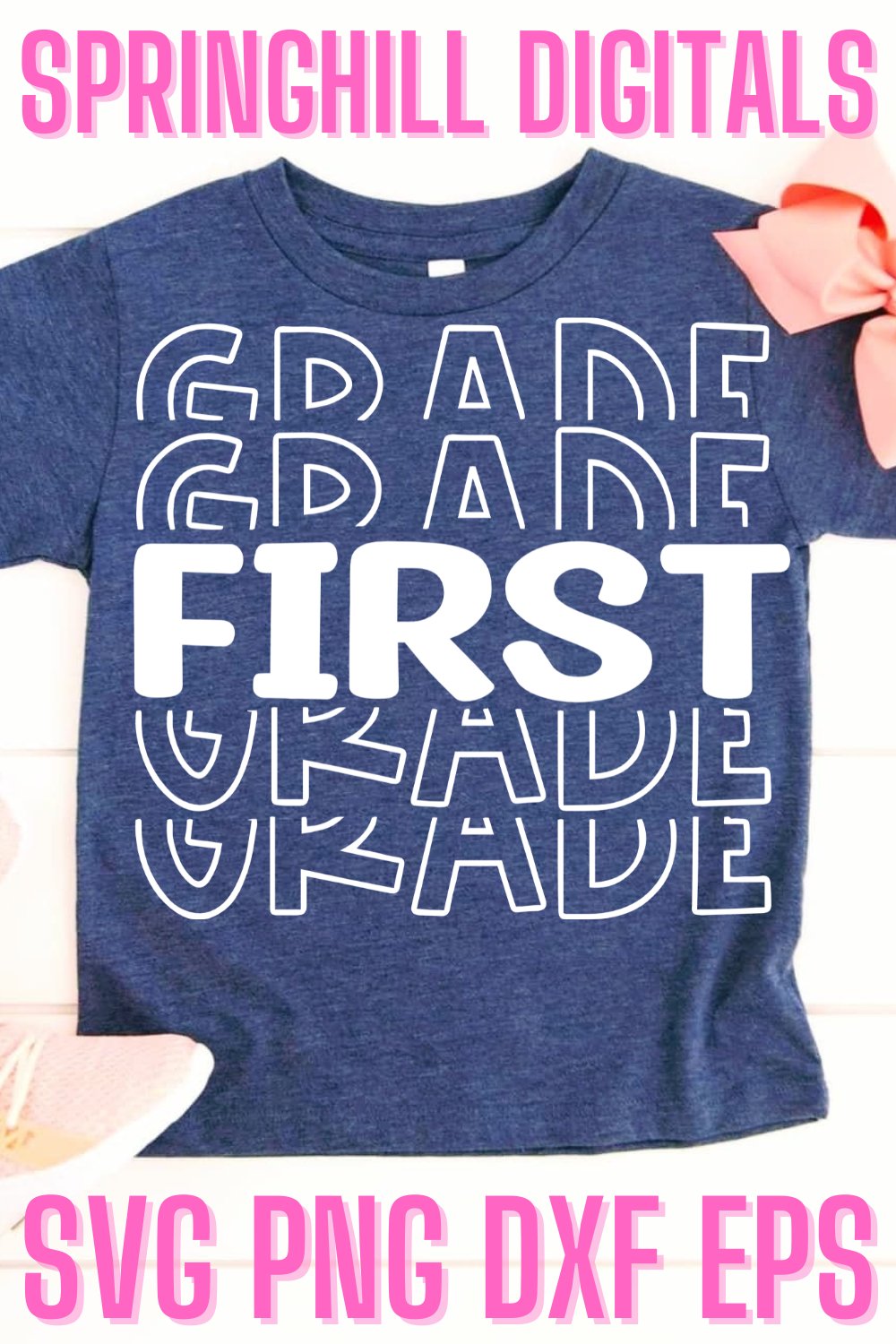 First Day of Back To School First Grade Svgs | 1st Grade Png