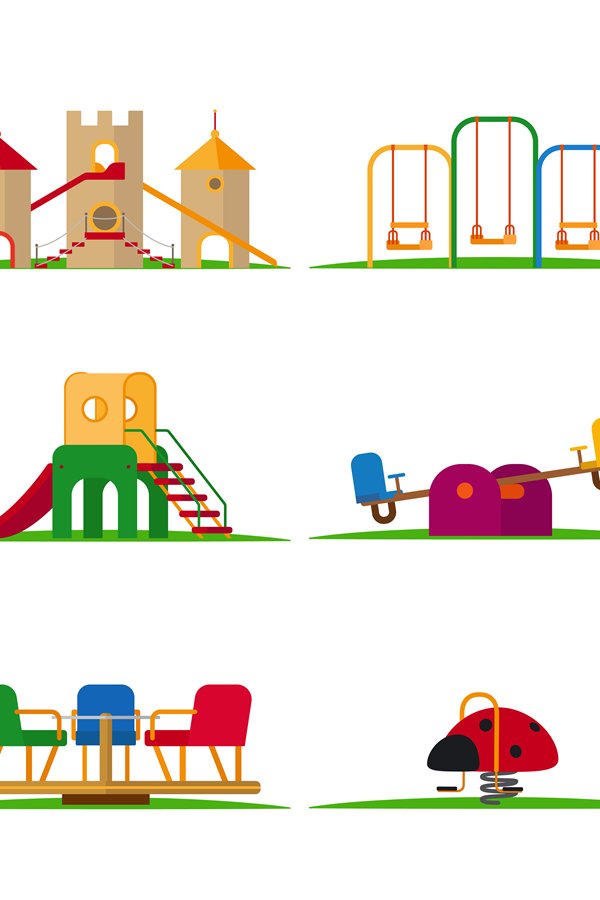 Kids playground elements